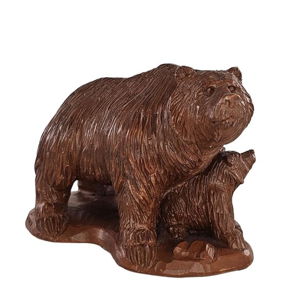 Red Mill | Accents | Vintage Red Mill Pecan Shell Mama Bear Cub ...
